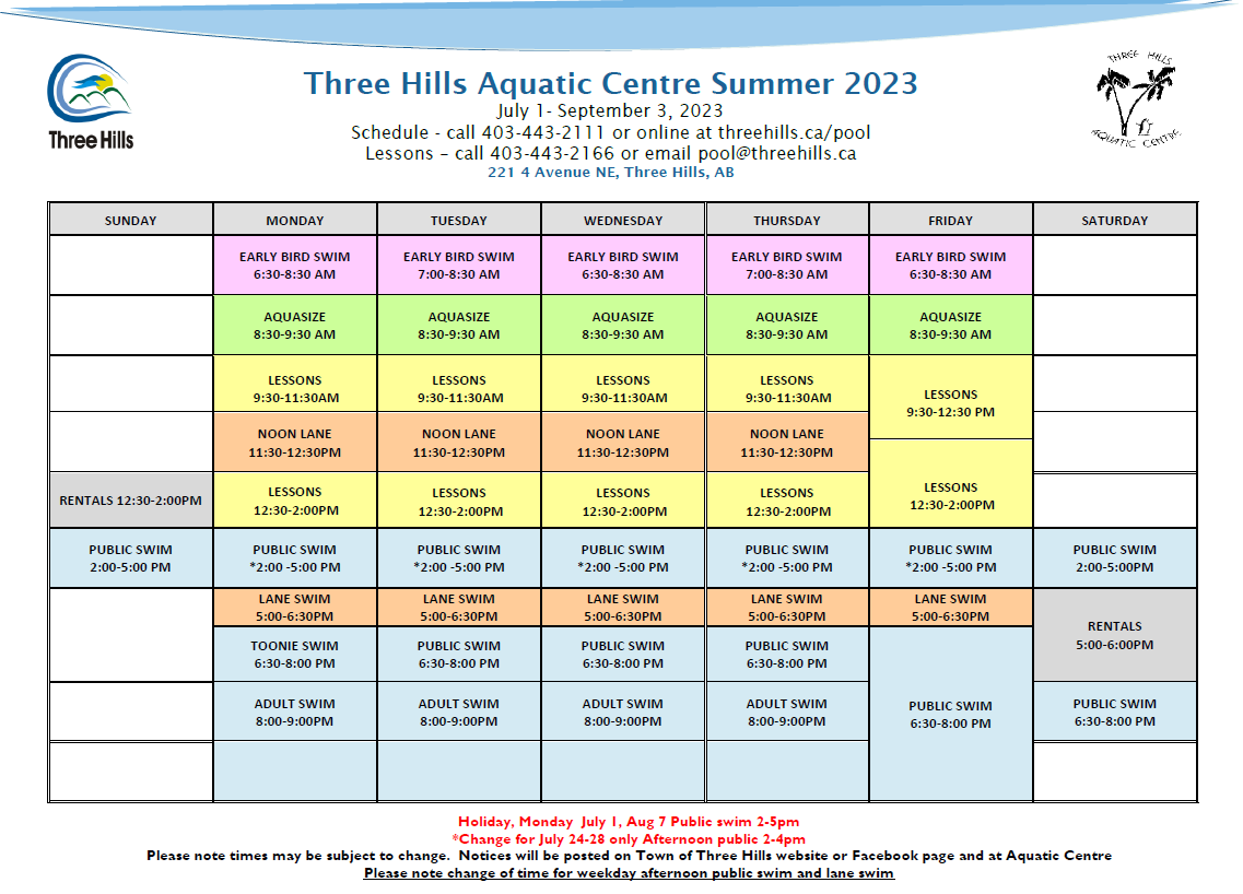 Town of Three Hills - Aquatic Centre